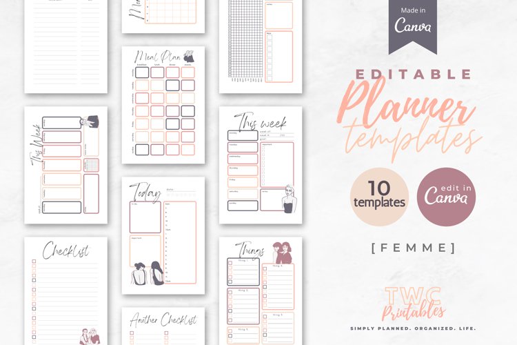 Canva Planner Templates