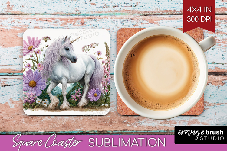 Magical Forest Square Coaster - Fantasy Coaster (5711242)