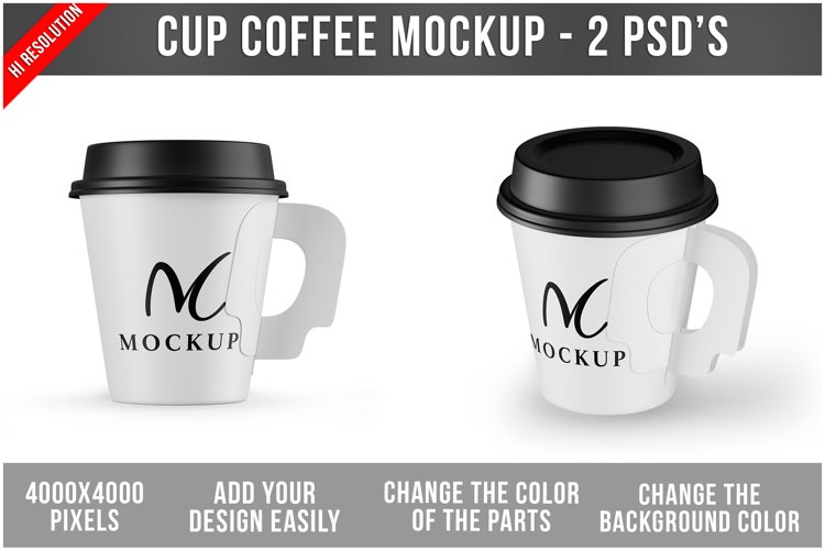 Cup with Handle Mockup