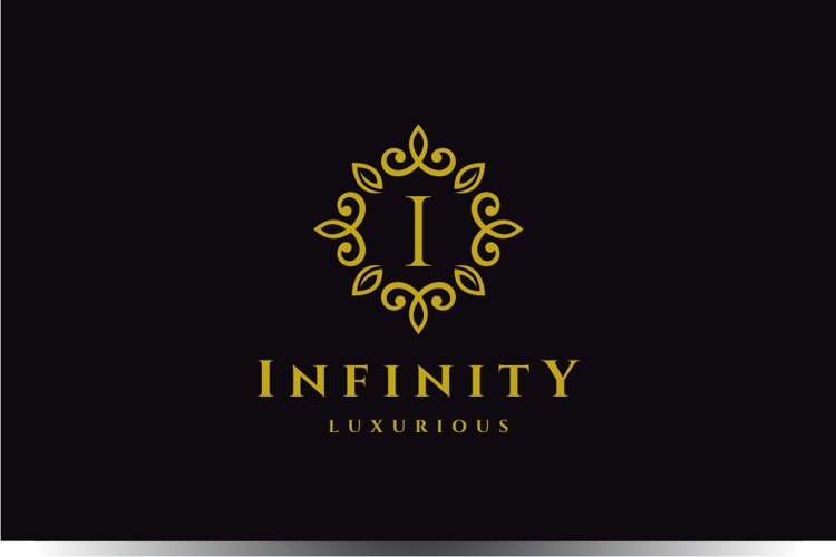 Infinity Letter I Vector Logo Template