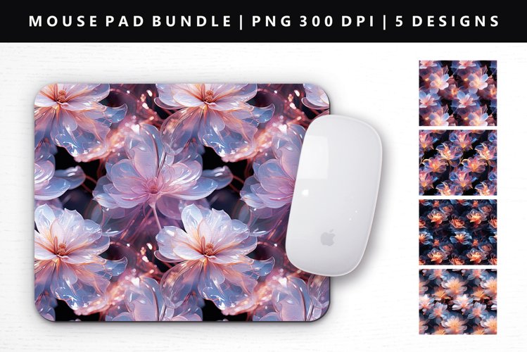Flower Mouse Pad Design | Mouse Pad Sublimation (3072377)