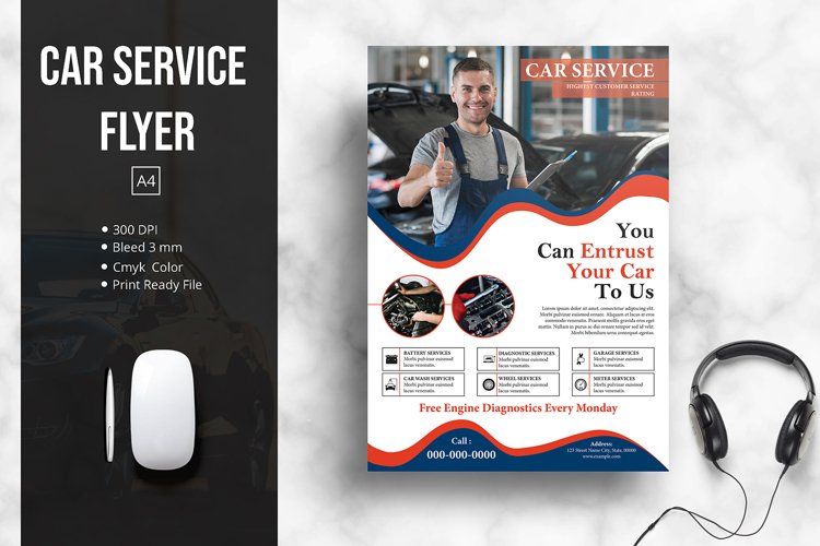 Car Service Flyer (2005164)