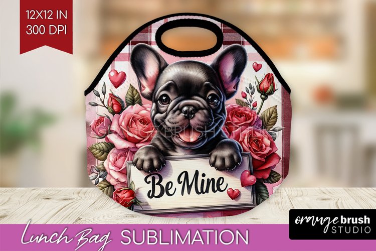 Valentine Dog Lunch Bag - Valentines Day Lunch Bug (5022687)