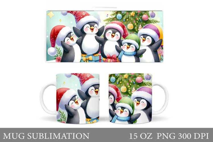 Cute Penguin Mug Design. Cute Penguin Sublimation (4467040)