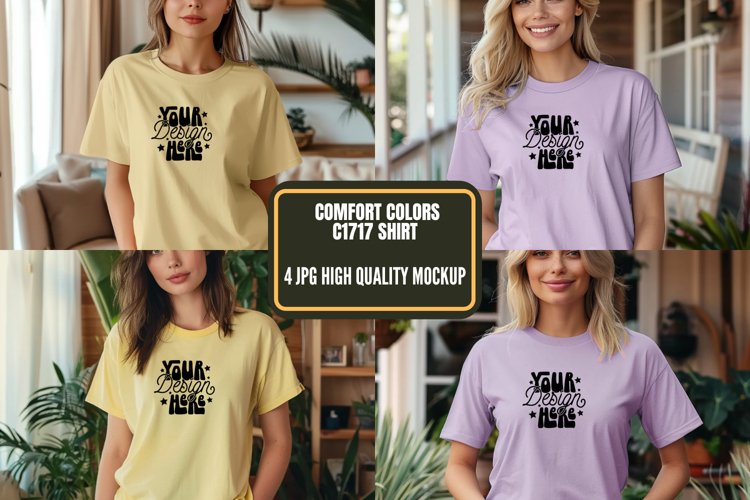 Comfort Colors 1717 Mockups, Comfort Color Mockup (3911003)