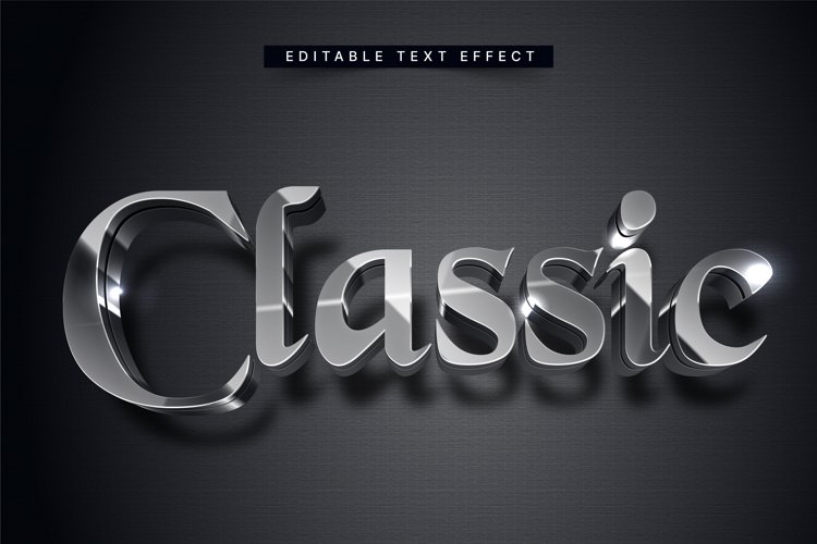 Editable Text Effect for Illustrator. Vector (2286037)