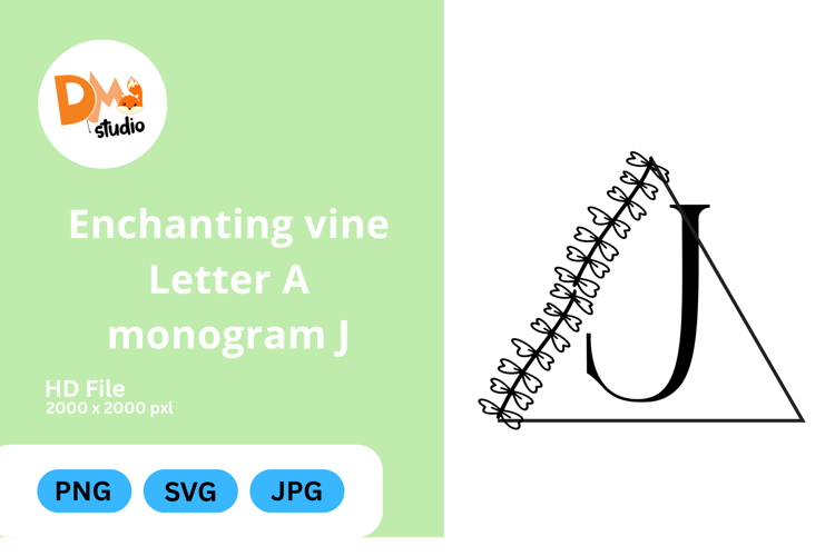Enchanting Vine Letter Monogram (6090333)