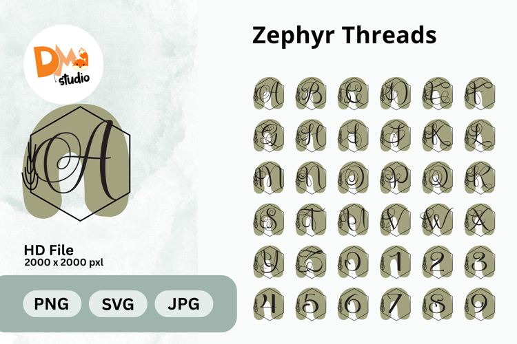 Zephyr Threads Monogram
