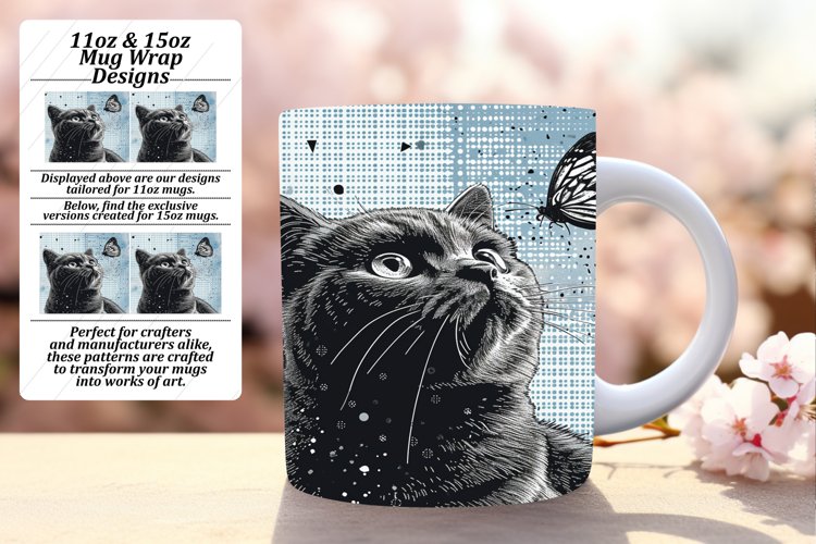 Dynamic Kitty Mug Designs: Sublime Sublimation (3326490)