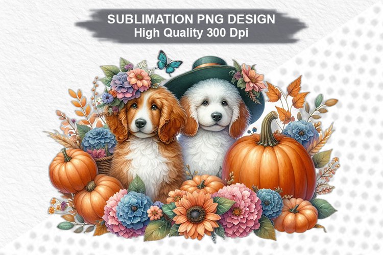 Halloween Dog - Halloween clipart Sublimation PNG Design