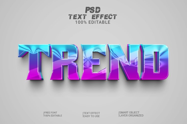 Trend 3d Editable Text Effect Style (2376260)