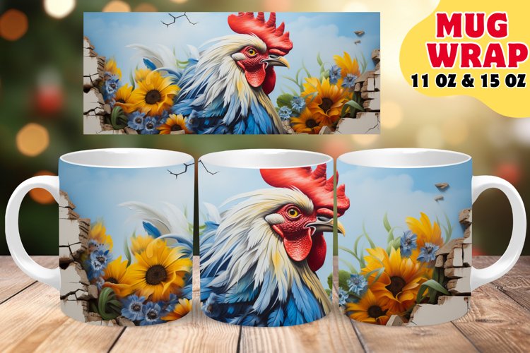 Whimsical Spring Creatures: Mug Wrap Sublimation (2961209)