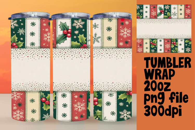 Sublimation Artwork for 20oz Tumblers , Christmas (6452917)