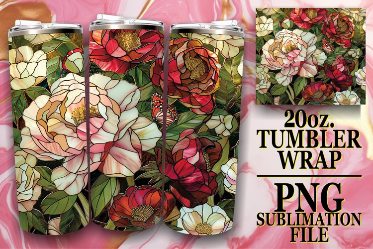 Ethereal Stained Glass Tumbler Patterns (3702282)