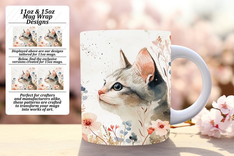Springtime Whimsy - Cat Mug Showcase