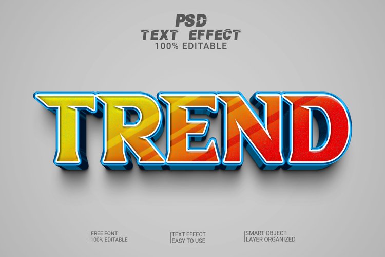 Trend 3d Editable Text Effect Style (2378498)