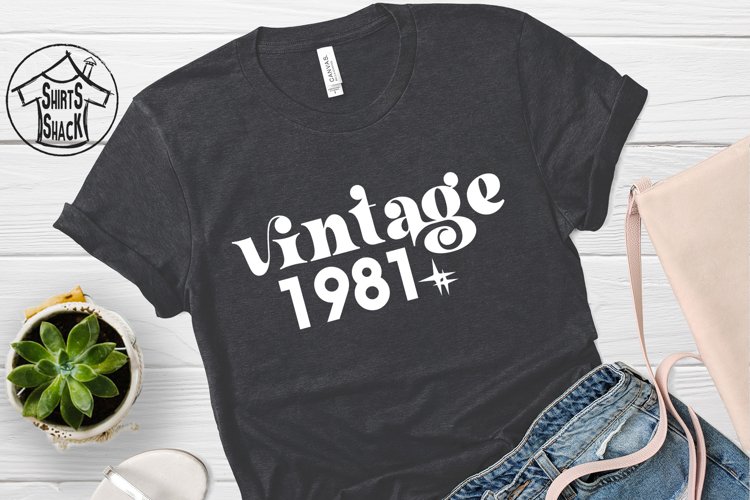 Vintage 1981 SVG, vintage 1981 birthday svg, 40th birthday (1334703 ...