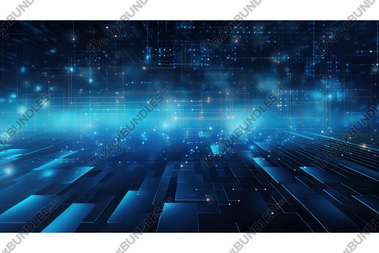 abstract blue digital background (4095309)