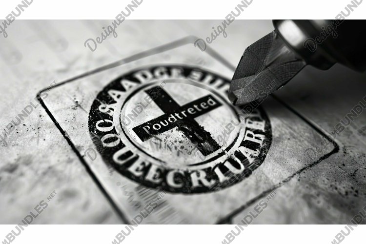 verified quality checked stamp