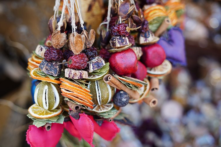 collection of dried fruit, vegetables and spices (2535648)