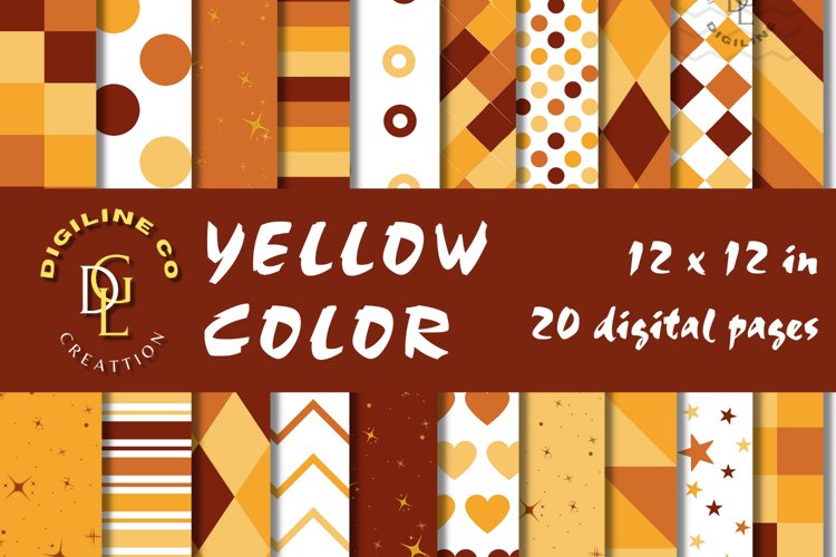 Brown Warm Autumn Digital paper Commercial use Watercolor