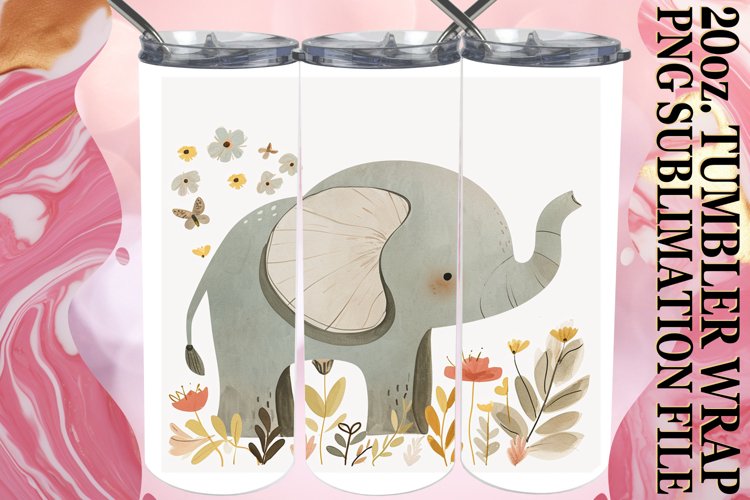 Boho Tumbler Delight - Spring