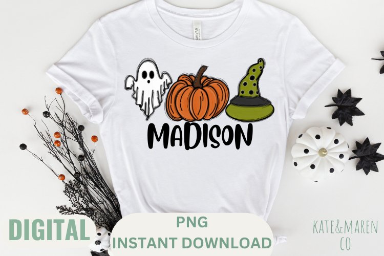 Ghost Pumpkin Witch Hat PNG | Kid's Halloween PNG
