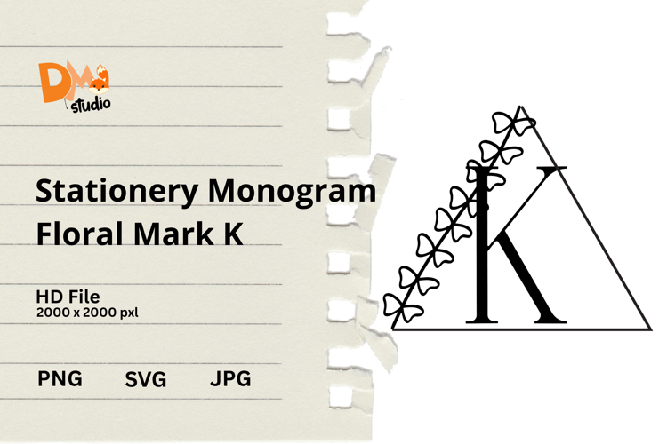 Stationery Monogram Floral Mark (6053682)