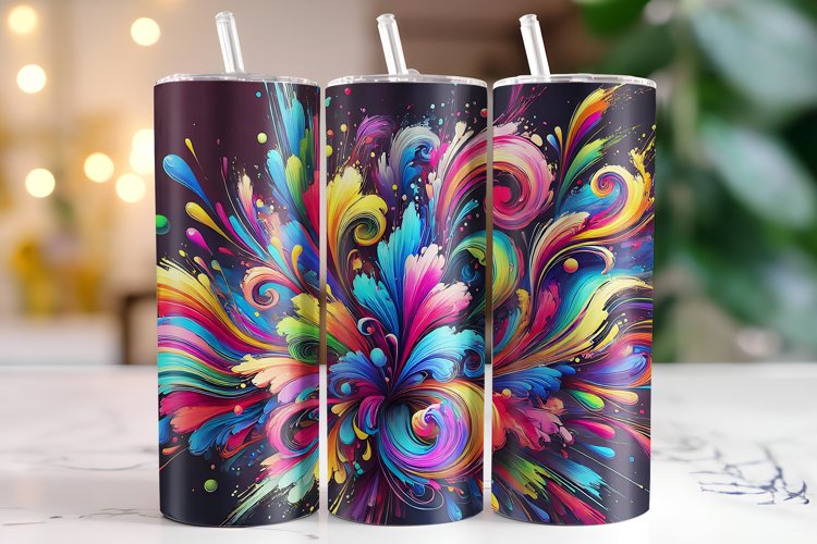 Flowers Tumbler Wrap | Sublimation | Tumblers (4582809)