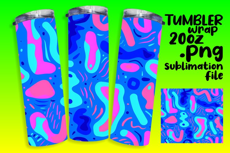 Abstract Neon Spectrum Sublimation Patterns 20oz (3744953)