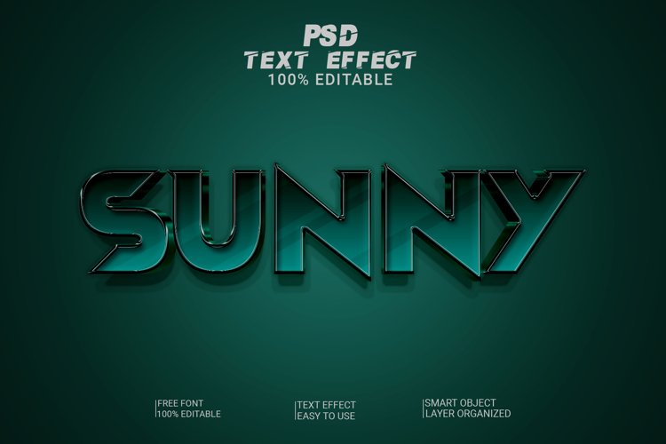 Sunny 3d Editable Text Effect Style (2379757)