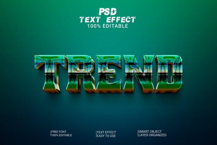 Trend 3d Editable Text Effect Style (2379783)