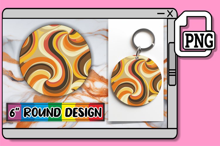 Summer Blooms: Round Sublimation Circles