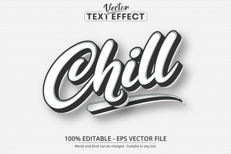 Chill text, minimalistic style editable text (1369985)