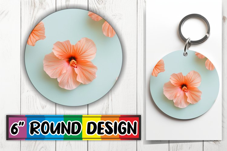 Spring Fling Circle Wrap: Vibrant Springtime Sublimation