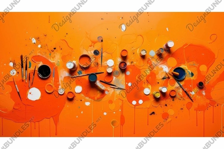 abstract creative orange background (4050105)