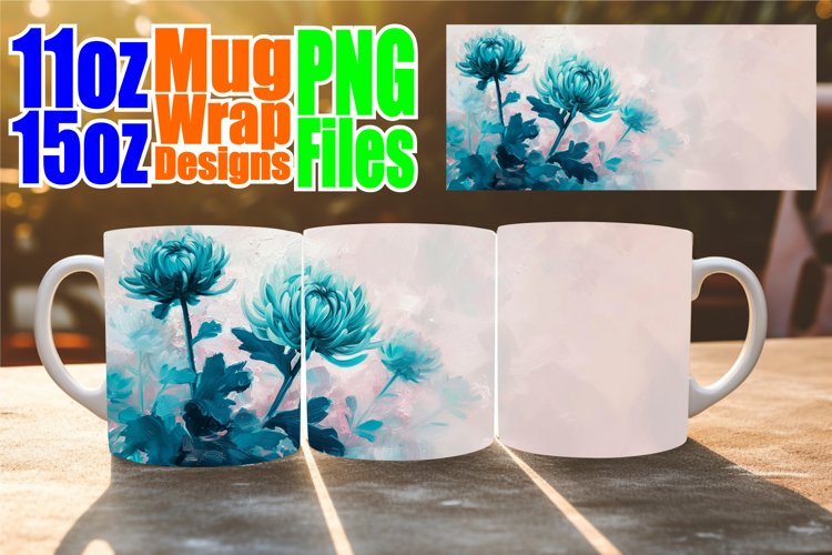 Floral Fantasy Cup Wrap: Vibrant Spring