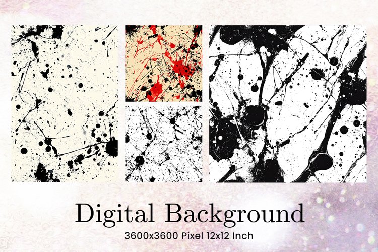 Paint Texture Wall Art Splash Background_12