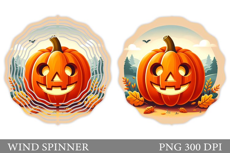 Cute Pumpkin Wind Spinner. Halloween Wind Spinner (4405487)