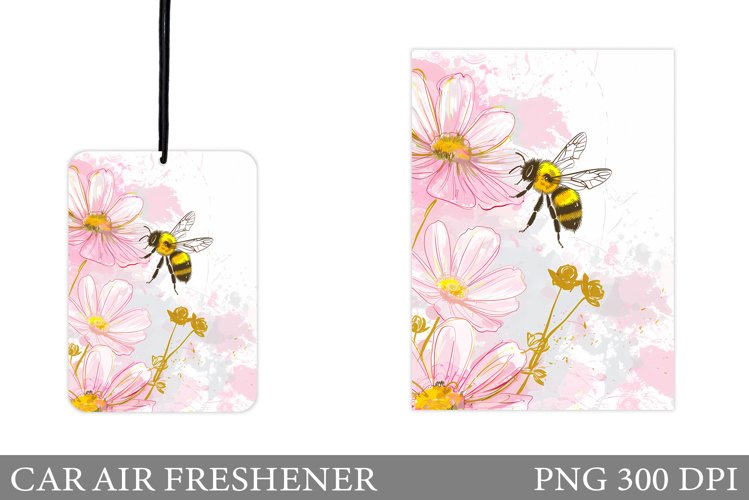 Bee Car Air Freshener. Flowers Car Air Freshener (3523350)