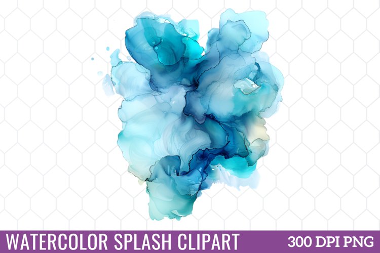 Watercolor Splash Clipart (3479446)