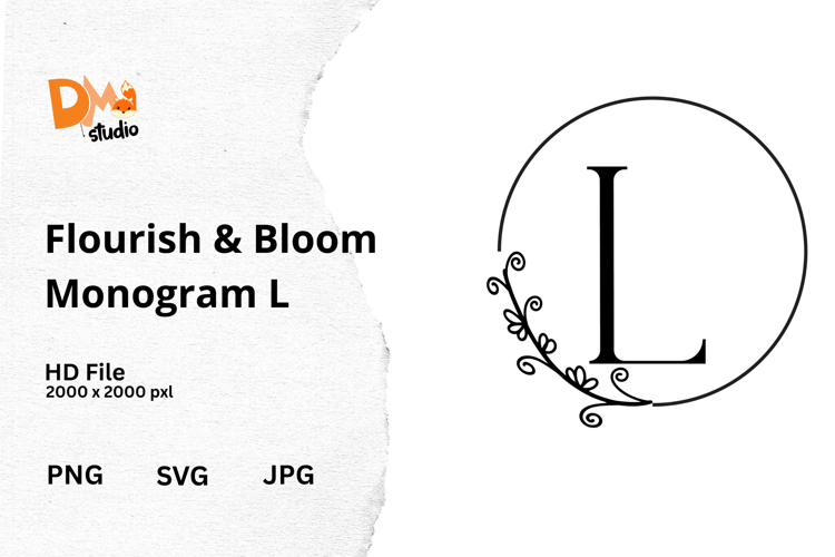 Flourish & Bloom Monogram (6083008)