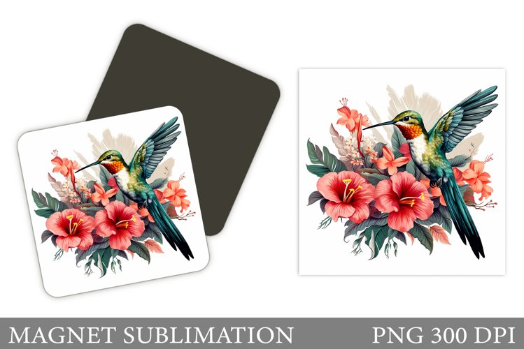 Hummingbird Magnet Design. Bird Magnet Sublimation (3358722)