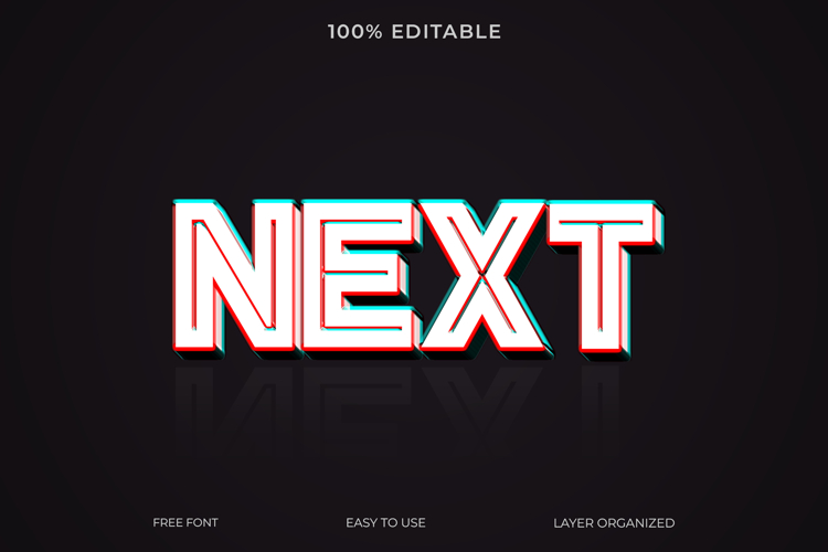 Next Editable Text Effect Style (5383653)