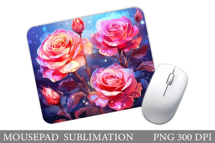 Roses Mouse Pad Design. Flowers Mouse Pad (3532548)