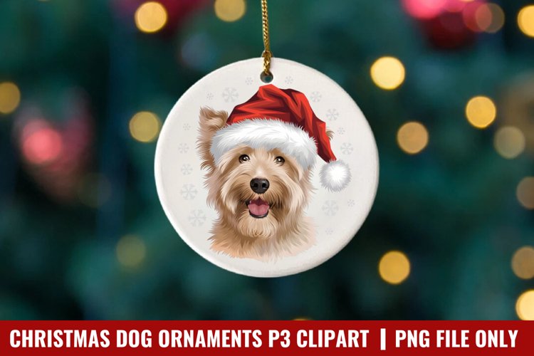 Breeds Of Christmas Dog Ornaments Clipart PNG (4823850)
