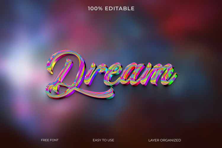 Dream Editable Text Effect Style (5401794)