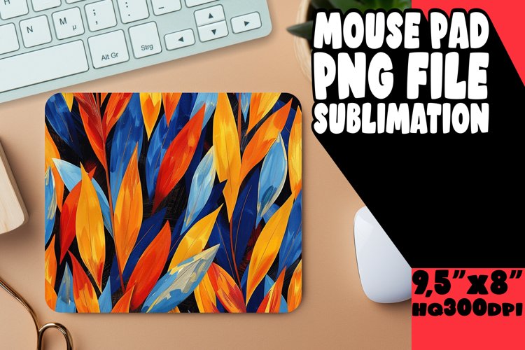Contemporary Flower Sublimation Pad - Contemporary (3463758)