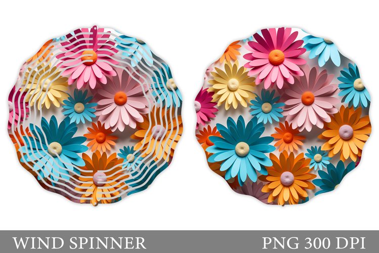 Flowers Wind Spinner Design. Daisy Flowers Wind (3680835)