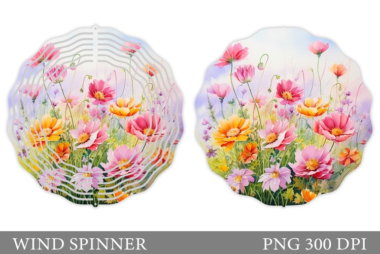 Summer Flowers Wind Spinner. Wildflowers Wind (3078118)